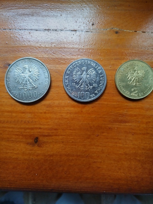 1000zł Jan Paweł 2 1982 (srebro) + inne monety | Gołdap | Licytacja na ...