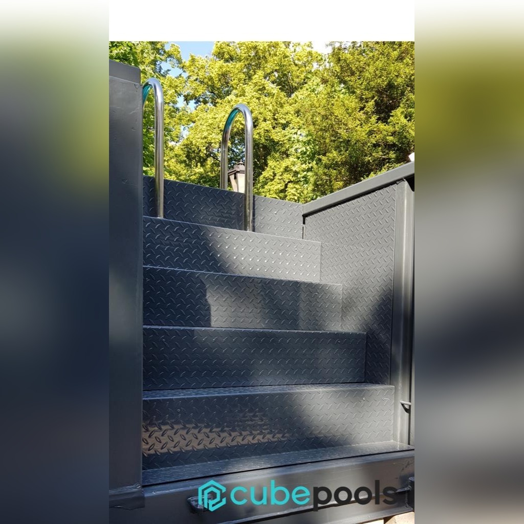 CUBEPOOLS basen w kontenerze szybki czysty montaż | Poznań | Kup teraz na Allegro Lokalnie