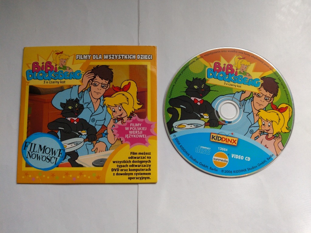 Bibi Blocksberg 3x Czarny Kot Bajka PL VCD | leszno | Kup teraz na ...