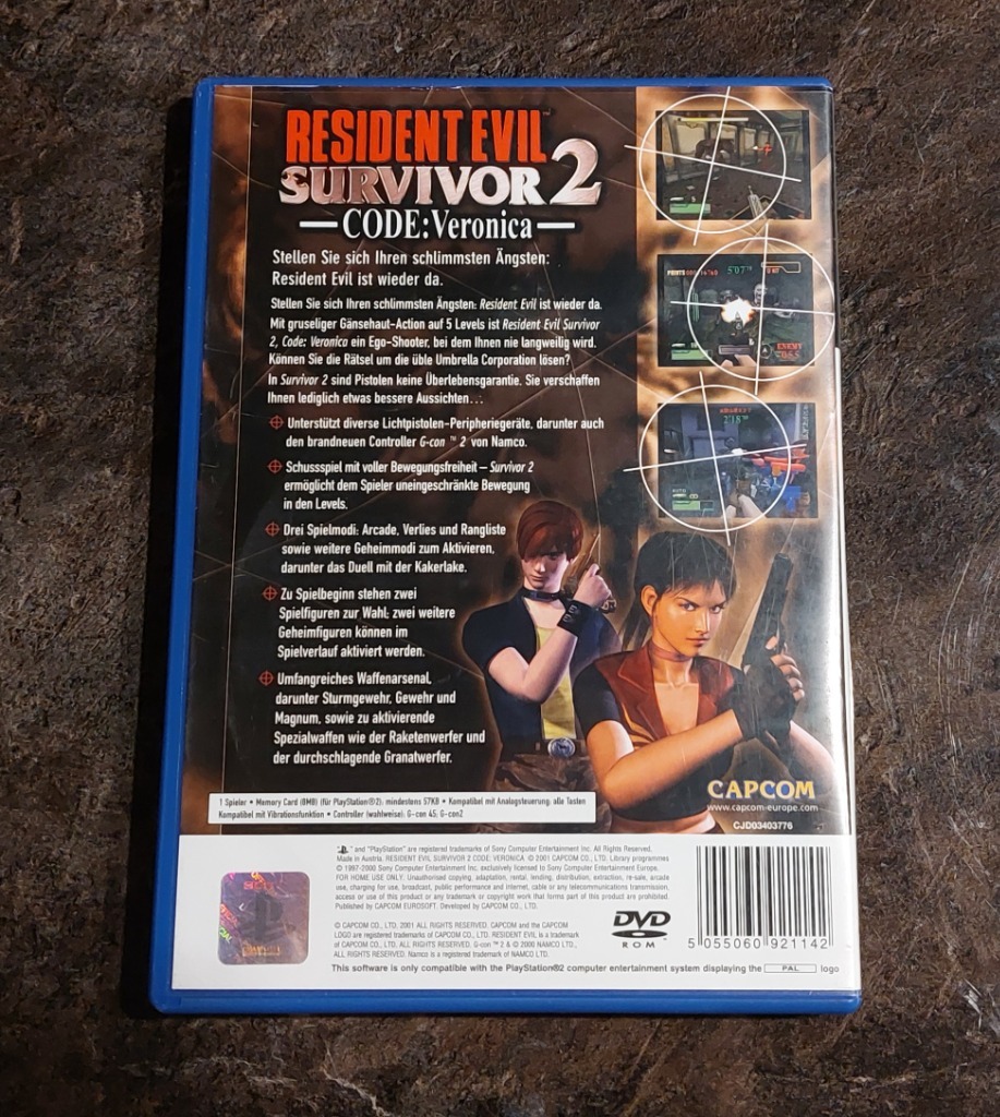 Resident Evil Survivor 2 Code Veronica PS2 | Mikoszewo | Kup teraz na ...