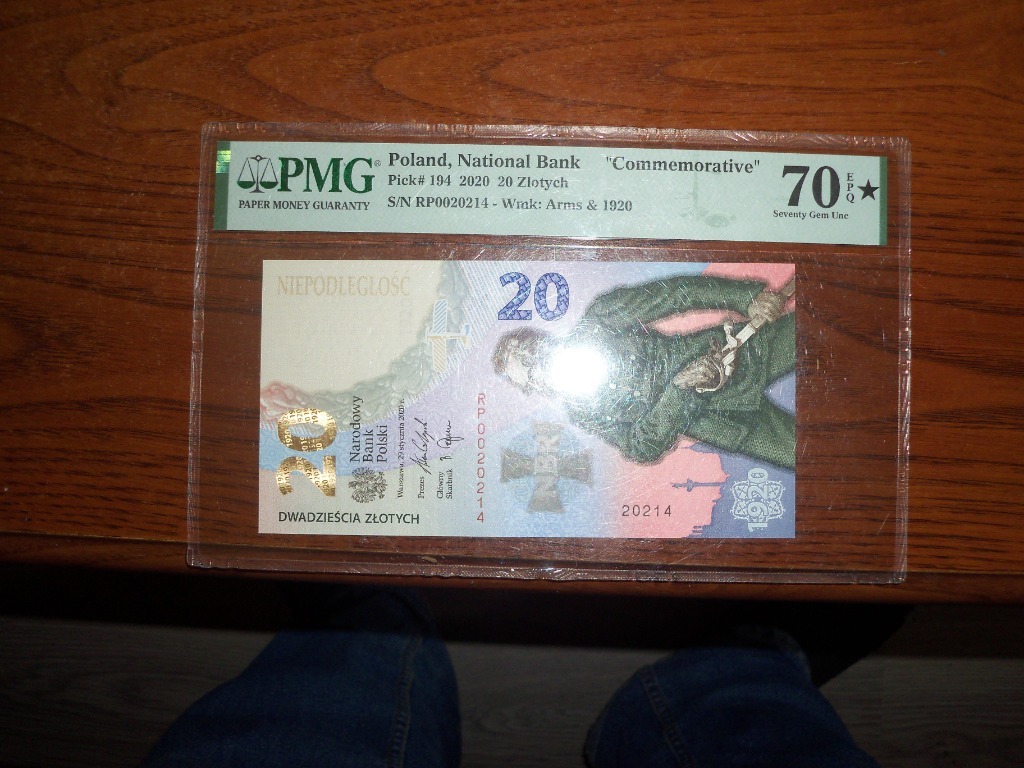 20 zł z 2020r PMG 70 EPQ | Kielce | Kup teraz na Allegro Lokalnie