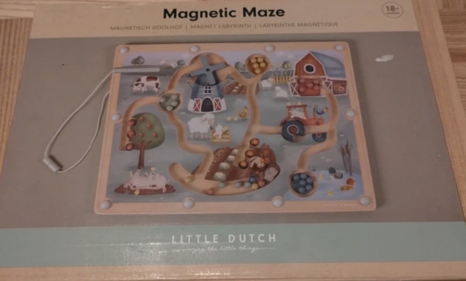 NOWY Little Dutch Magnetyczny labirynt Little Farm Magnetic Maze ...