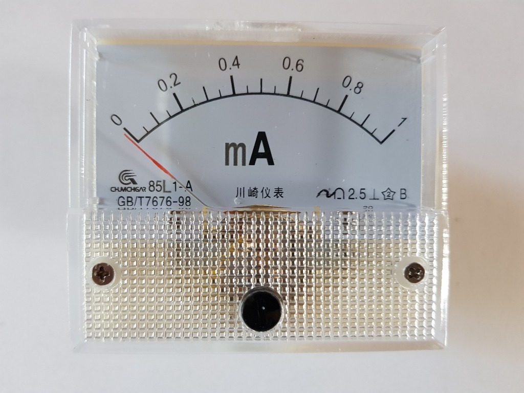 Miernik analogowy miliamperomierz 01mA 64mm x 56mm | Zielona Góra | Kup teraz na Allegro Lokalnie