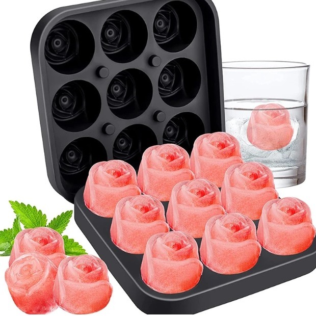 Formy do robienia kostek lodu lodowe róże | Pobiedziska | Kup teraz na ...