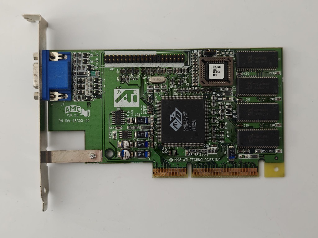 Ati Rage IIC 4 MB retro karta graficzna AGP | Rumia | Kup teraz na ...