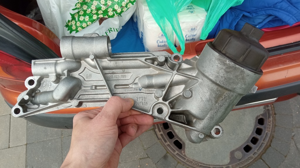 Obudowa filtra oleju Chłodniczka oleju GM 25195799 | Myślenice | Kup ...