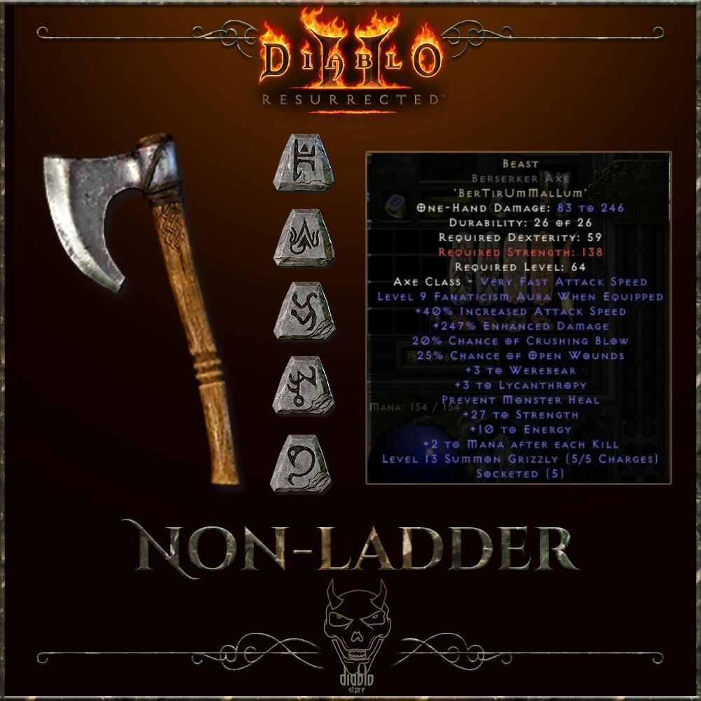 Diablo 2 Resurrected Beast Bestia Unid D2R | Kraków | Kup teraz na ...