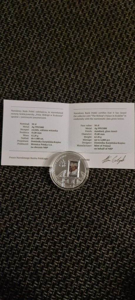 50zł Prezent Palac Biskupi w Krakowie Jan Paweł 2 | SOLEC KUJAWSKI | Kup teraz na Allegro Lokalnie