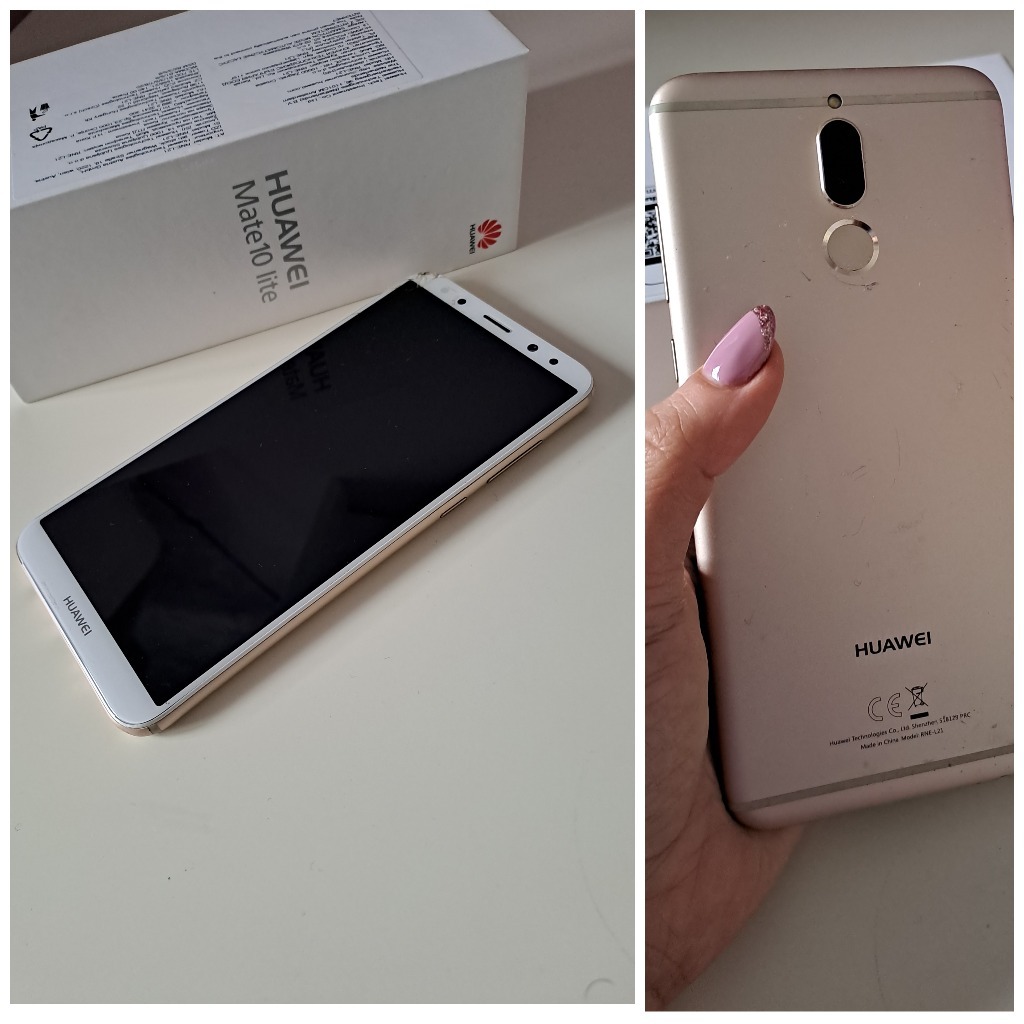 Telefon Huawei mate 10 lite złoty kolor | Pietrzykowice | Kup teraz na Allegro Lokalnie