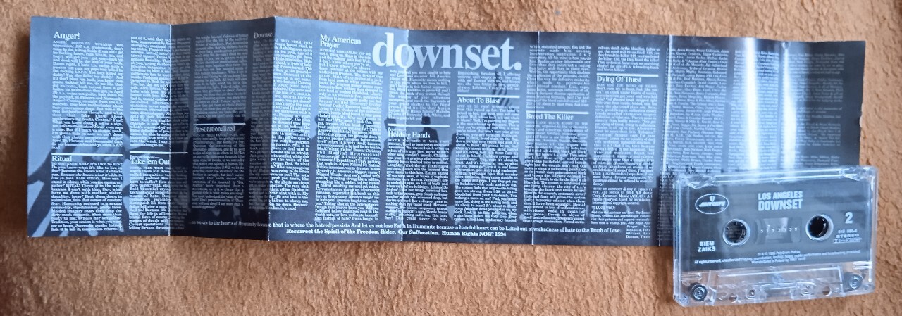 DOWNSET. downset. / Kaseta MERCURY 1995 hardcore | Łódź | Licytacja na Allegro Lokalnie