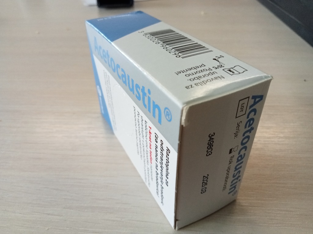 Acetocaustin 0,5ml na brodawki = Vericaust | Rydułtowy | Kup teraz na ...