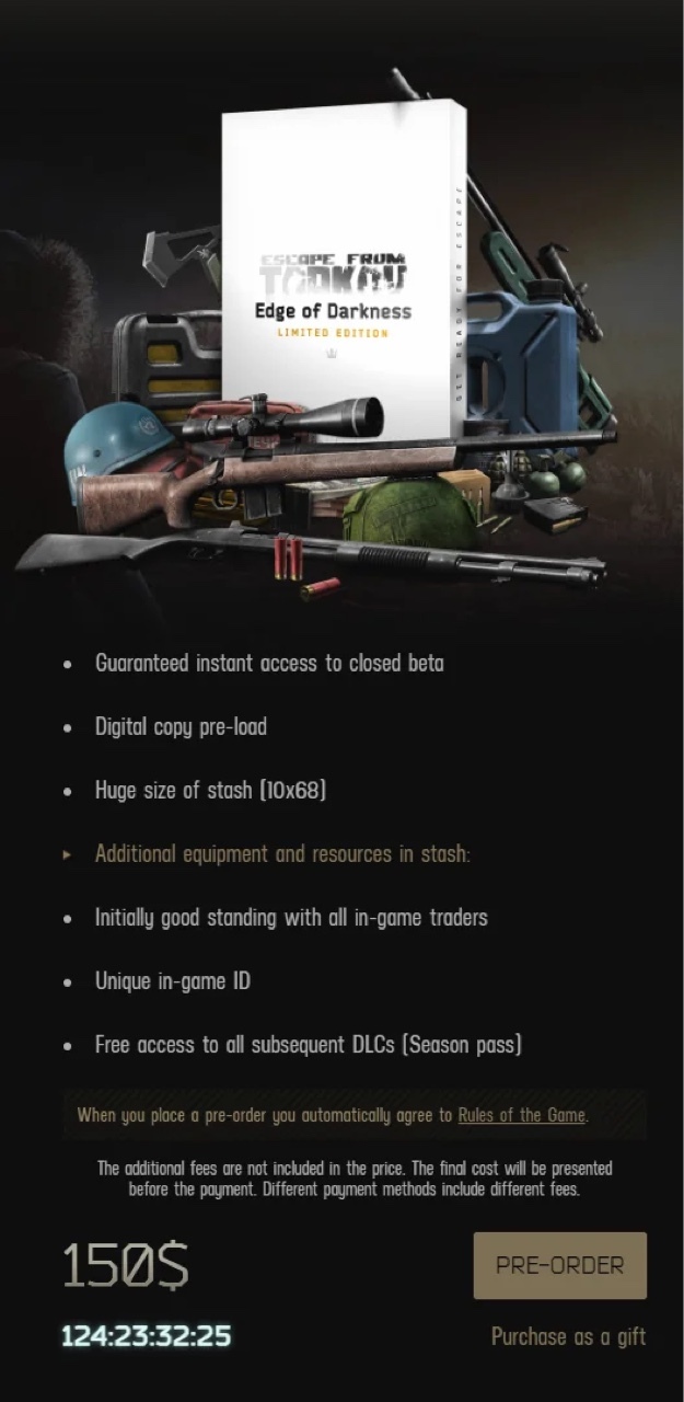 Escape from tarkov Esce of Darknes EOD z Tarkov arena na własność ...