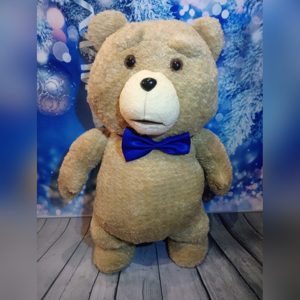 Pluszowy miś Ted z niebieską muszką | Warszawa | Kup teraz na Allegro ...