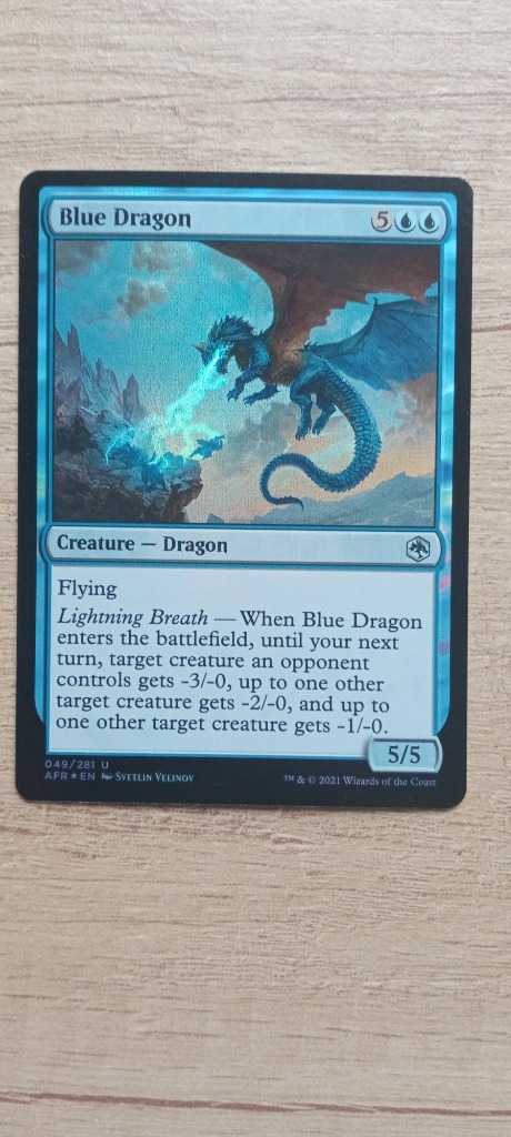 MtG Blue Dragon (AFR) FOIL | Wrocław | Kup teraz na Allegro Lokalnie