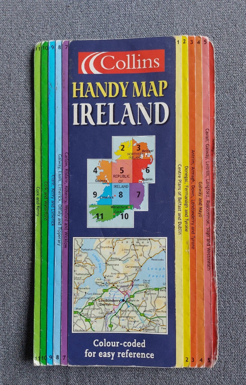 Mapa Irlandii nowoczesna | Pisz | Kup teraz na Allegro Lokalnie