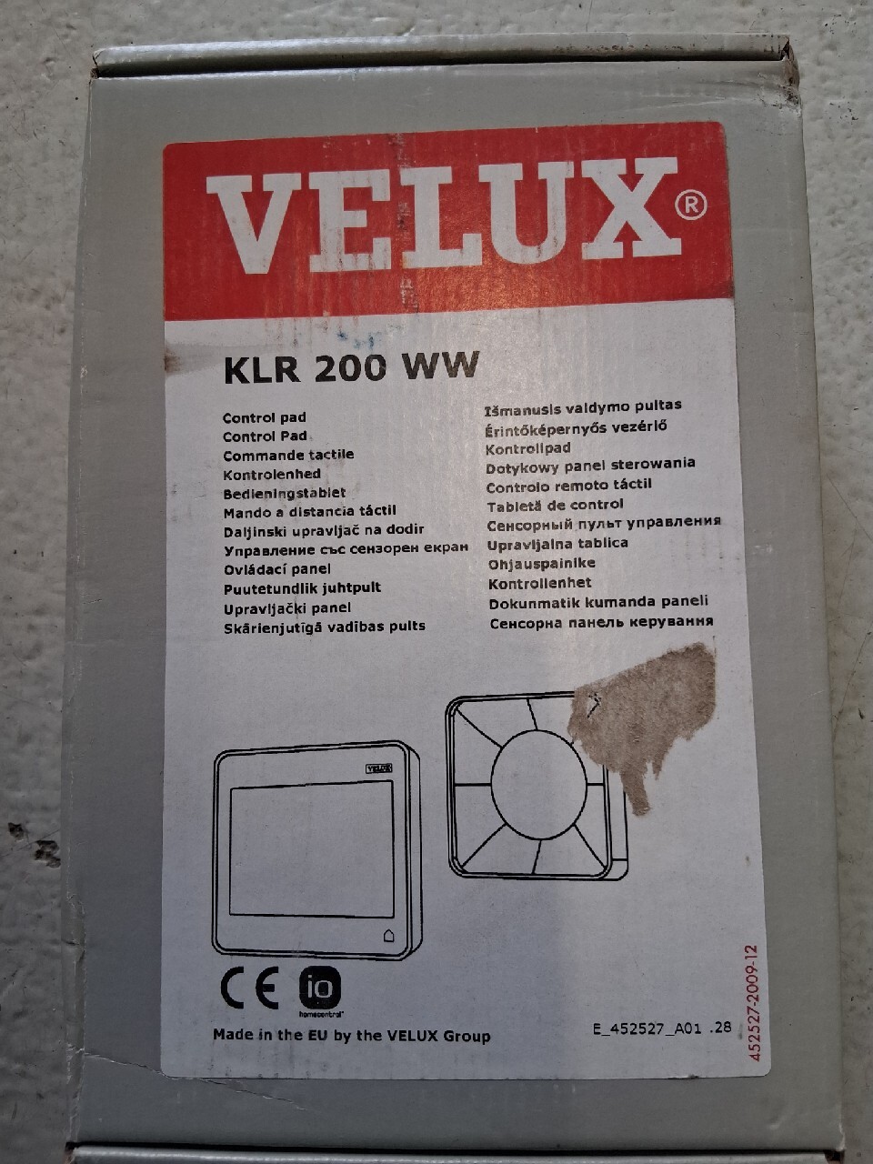 Panel dotykowy Pilot Velux KLR 200 WW | Gromnik | Kup teraz na Allegro ...