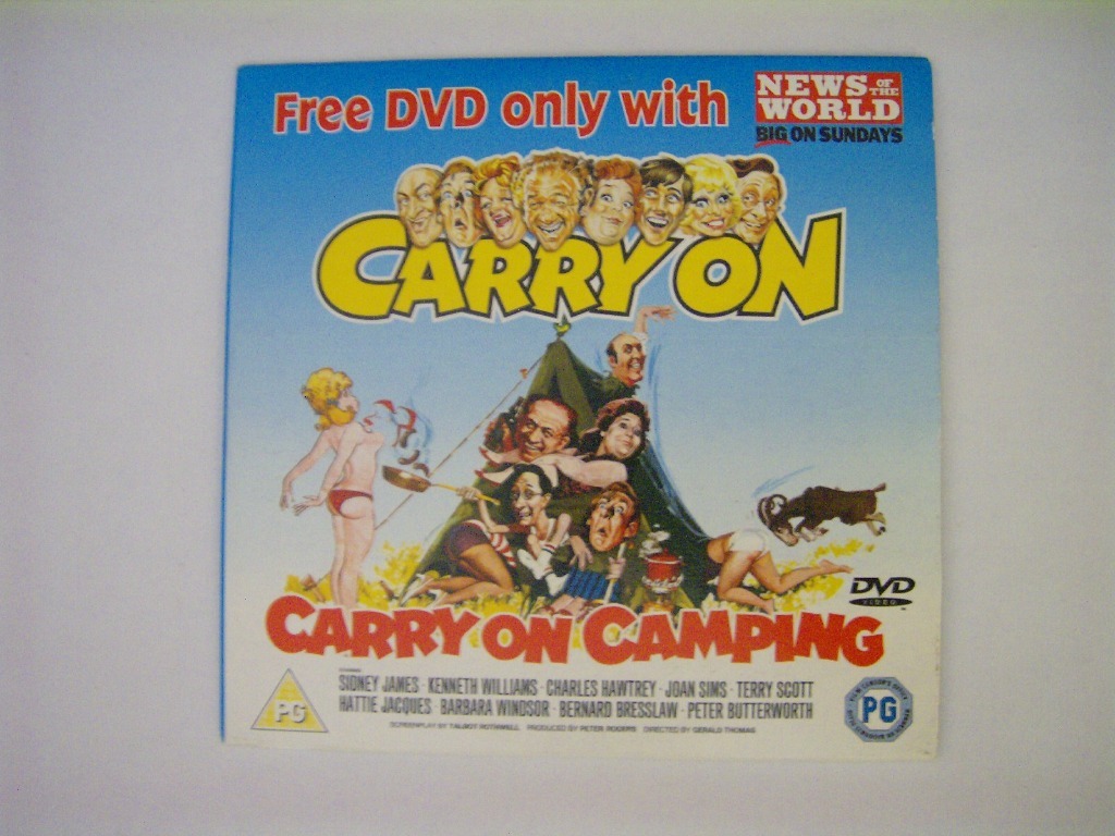Cała naprzód: Wakacje Do dzieła - Carry On Camping DVD | Kielce | Kup ...