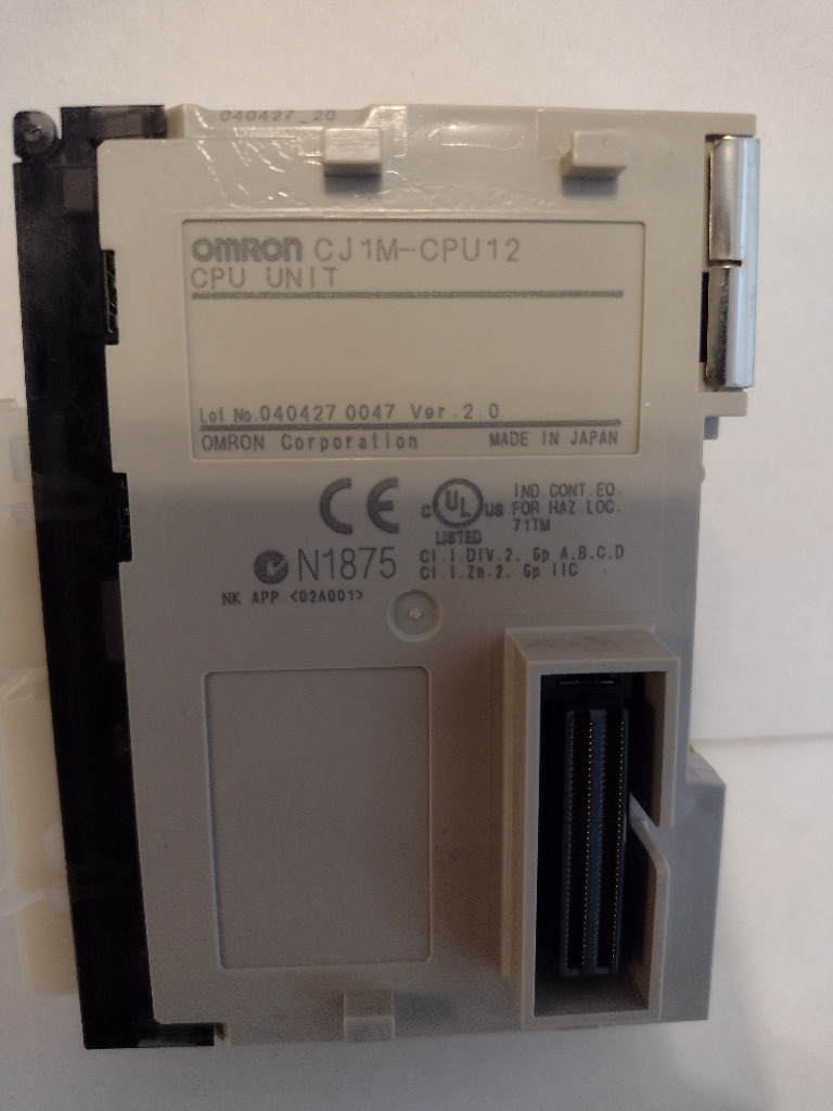 Sterownik Omron Sysmac PLC CJ1M-CPU12 RS-232 | Kwidzyn | Kup teraz na ... Sterownik Omron Sysmac PLC CJ1M-CPU12 RS-232 | Kwidzyn | Kup teraz na ...