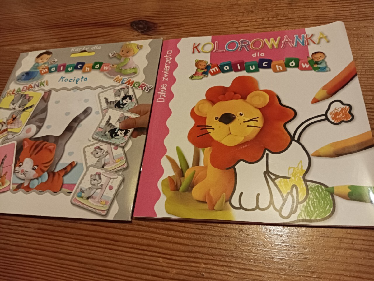 X6- Karty Memory dla maluchów + Dzikie zwierzęta - kolorowanka ...