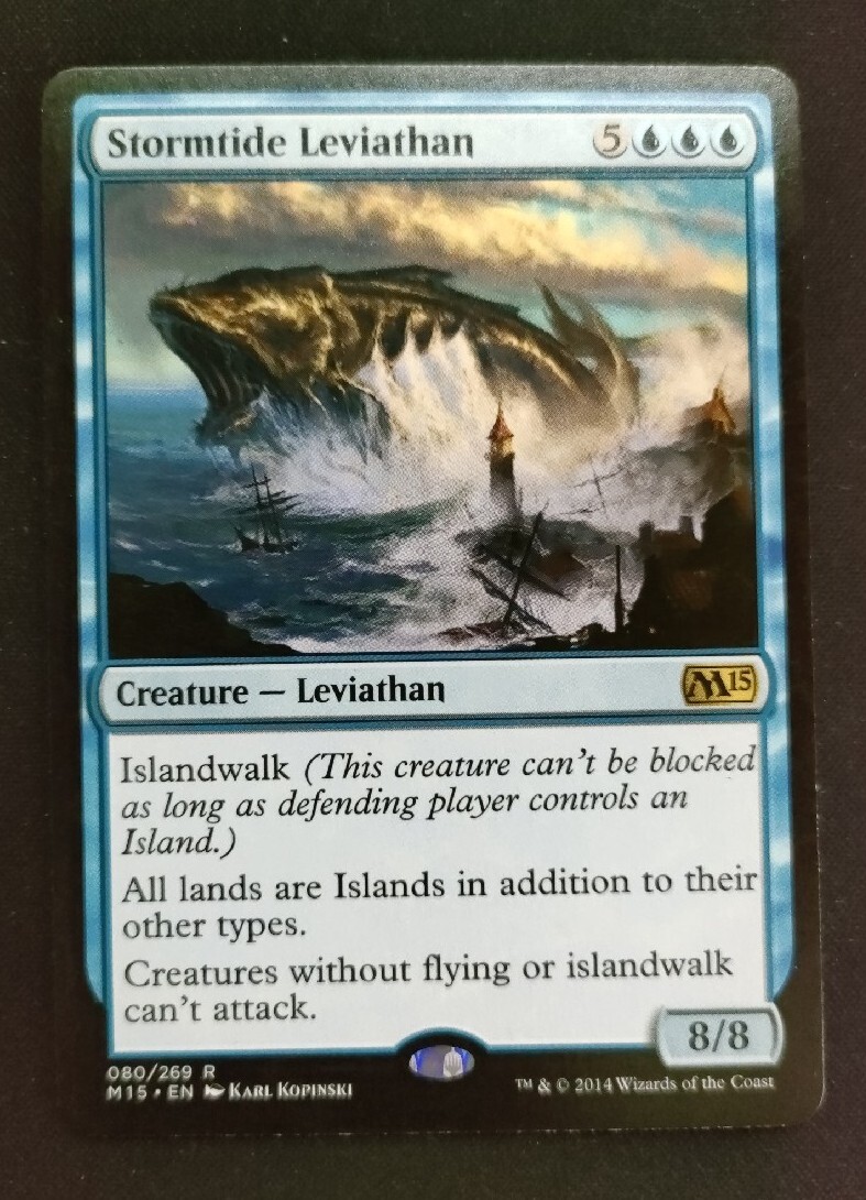 Stormtide Leviathan karta Magic MTG M15 | Marki | Kup teraz na Allegro ...