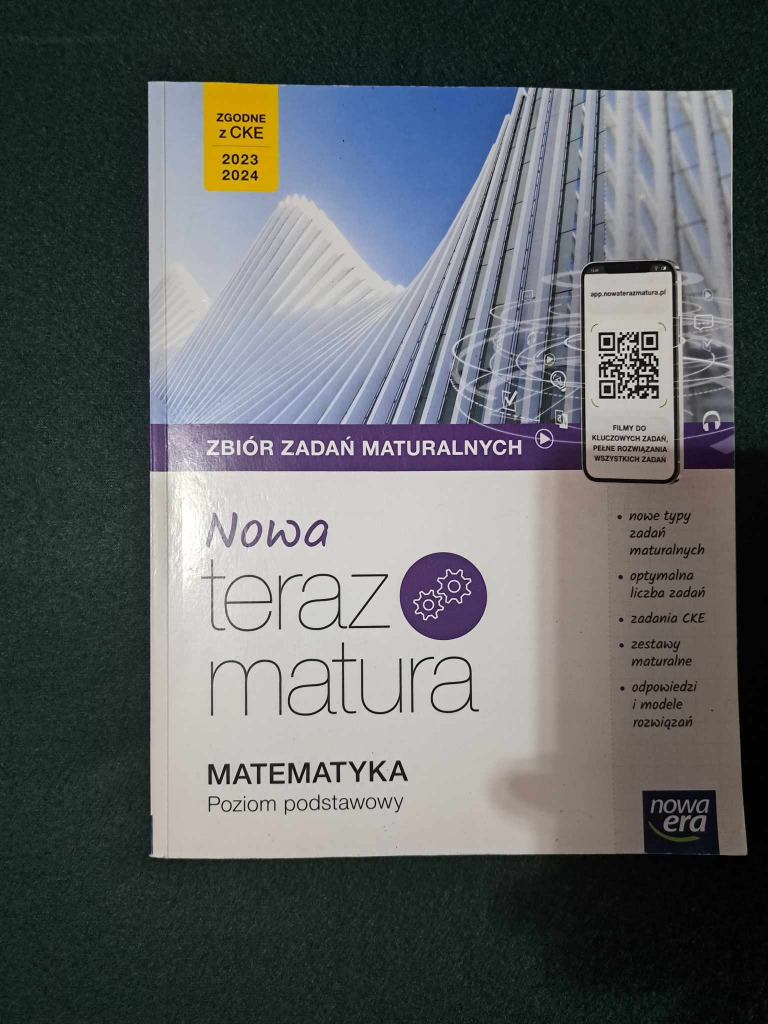 Nowa teraz matura matematyka podstawa zbiór zadań | Kobyłka | Kup teraz na Allegro Lokalnie