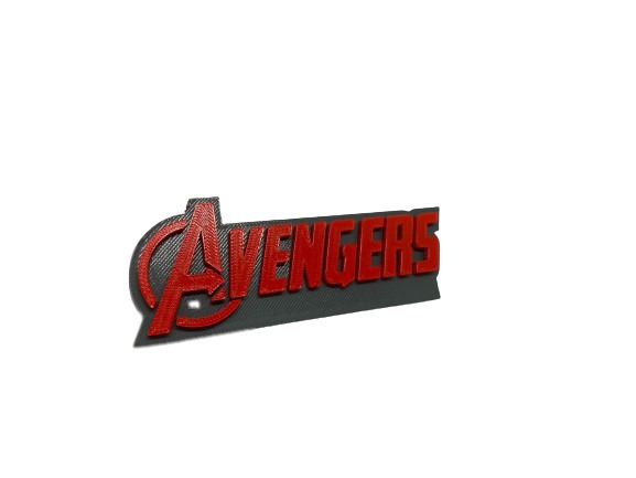 Logo Avengers napis figurka marvel proporczyk | Świebodzice | Kup teraz ...