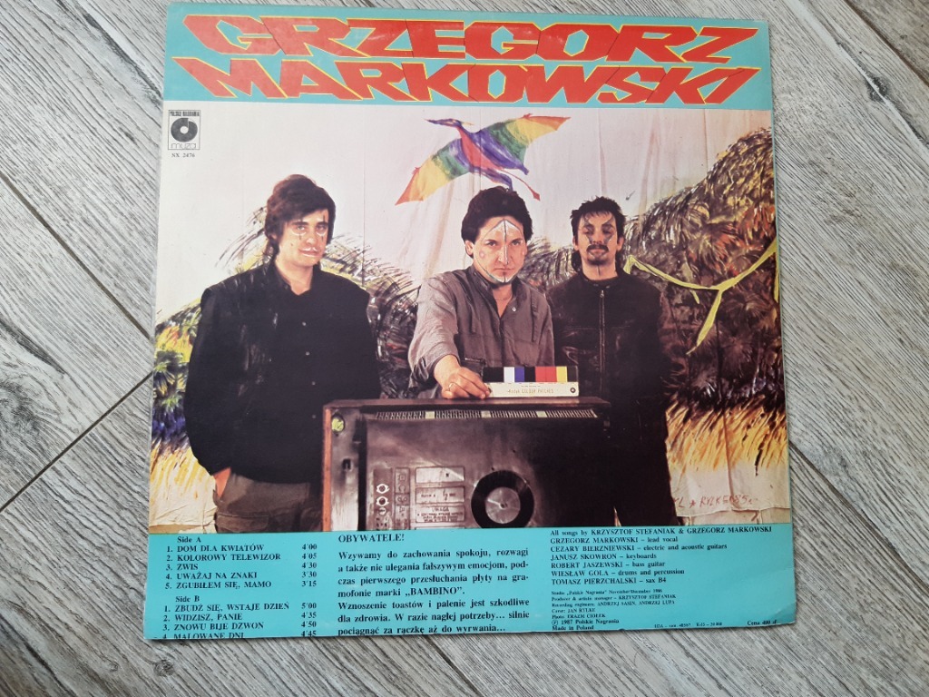 Grzegorz Markowski - Kolorowy telewizor - winyl | Piekary Śląskie | Kup ...