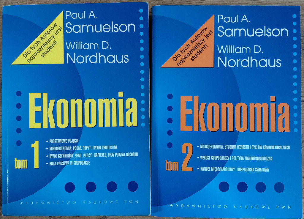 Paul Samuelson i William Nordhaus - Ekonomia [2 Tomy] Wydanie II | Kraków | Kup teraz na Allegro ...