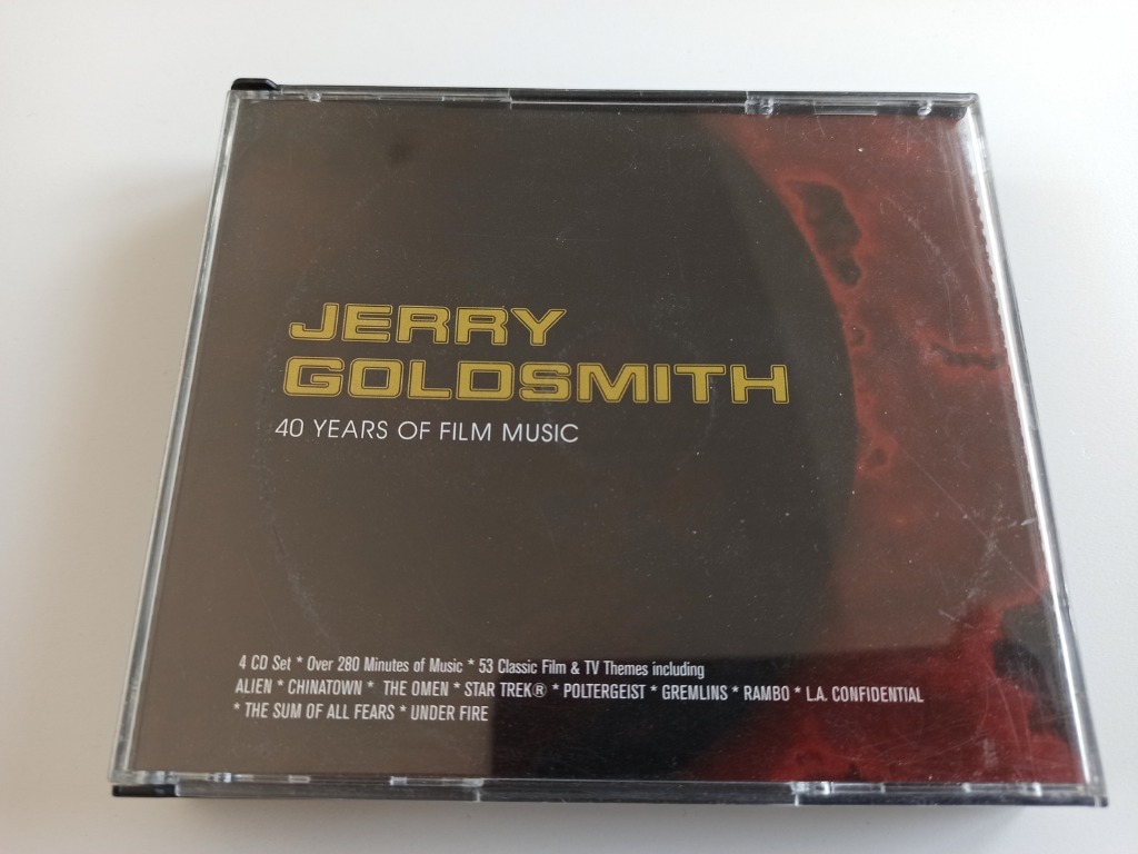 Jerry Goldsmith 40 YEARS OF FILM soundtrack 4CD | Goczałkowice-Zdrój ...