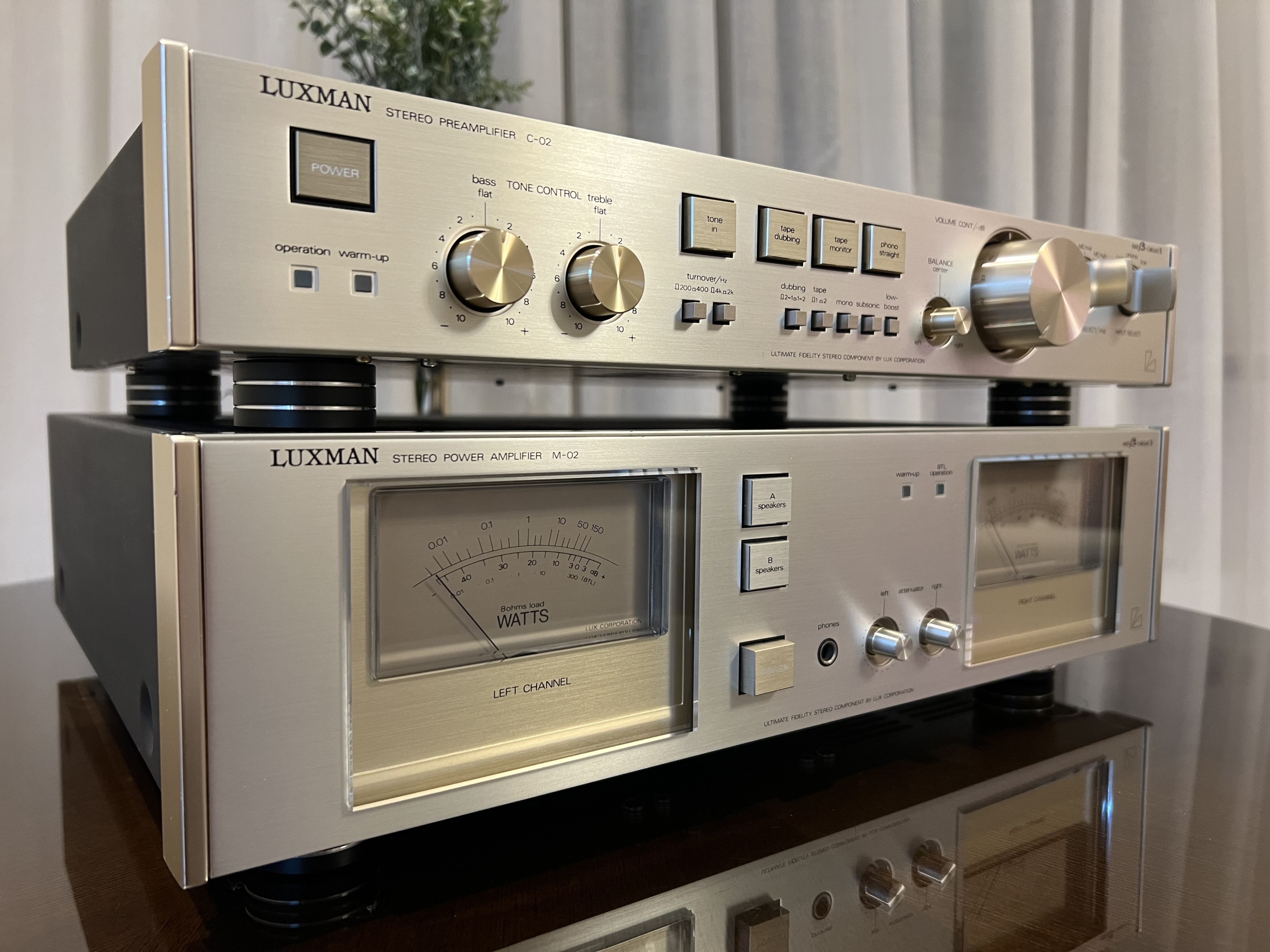 Luxman C02 + M02 przedwzmacniacz + koncowka mocy | Lędziny | Ogłoszenie na Allegro Lokalnie