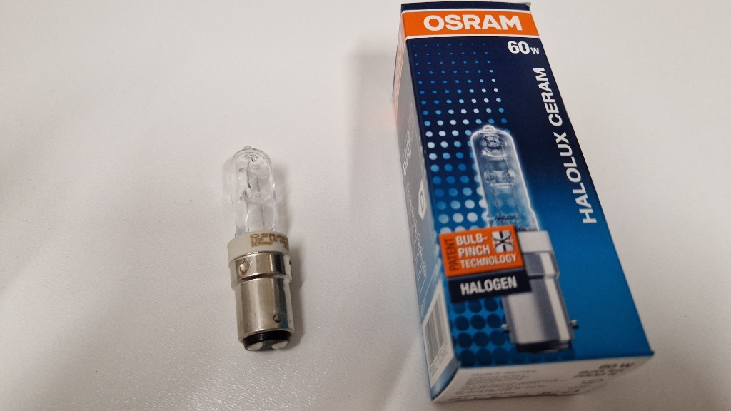 żarówka OSRAM HALOLUX CERAM 64481 60W B15d/SBC | Knurów | Kup teraz na ...