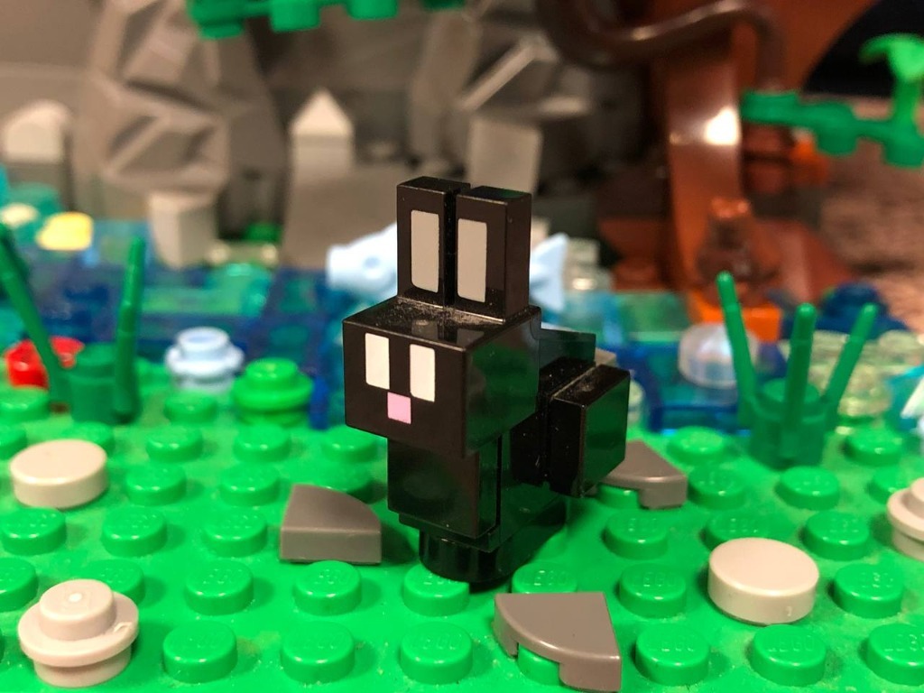 LEGO Minecraft minifigurka Minecraft Bunny Rabbit | Opole | Kup teraz ...