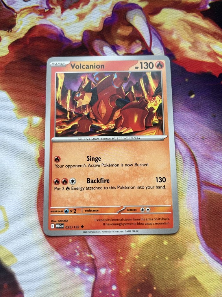 025/132 Volcanion COMMON Pokemon Mega Evolution | Jasień | Kup teraz na ...
