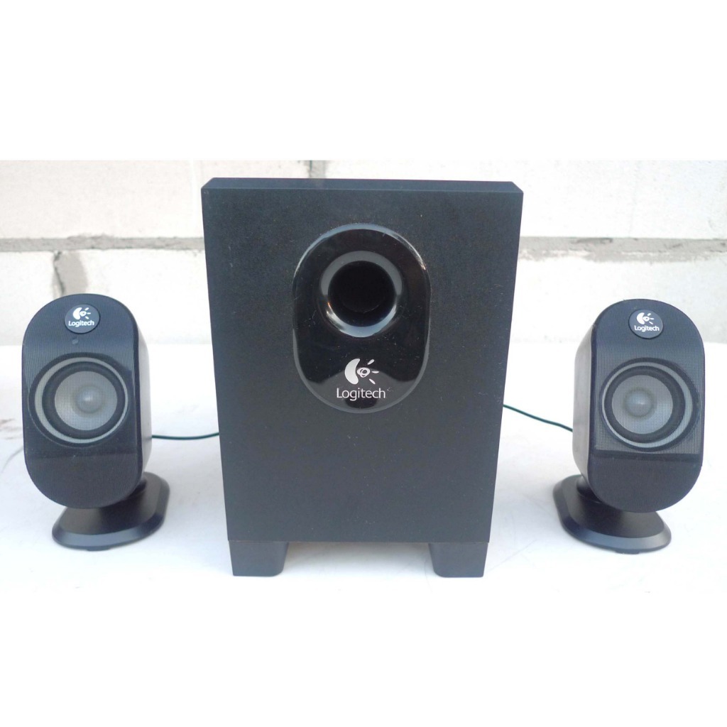 Głośniki PC Logitech X210 2 1 25W RMS subwoofer pilot satelity ...