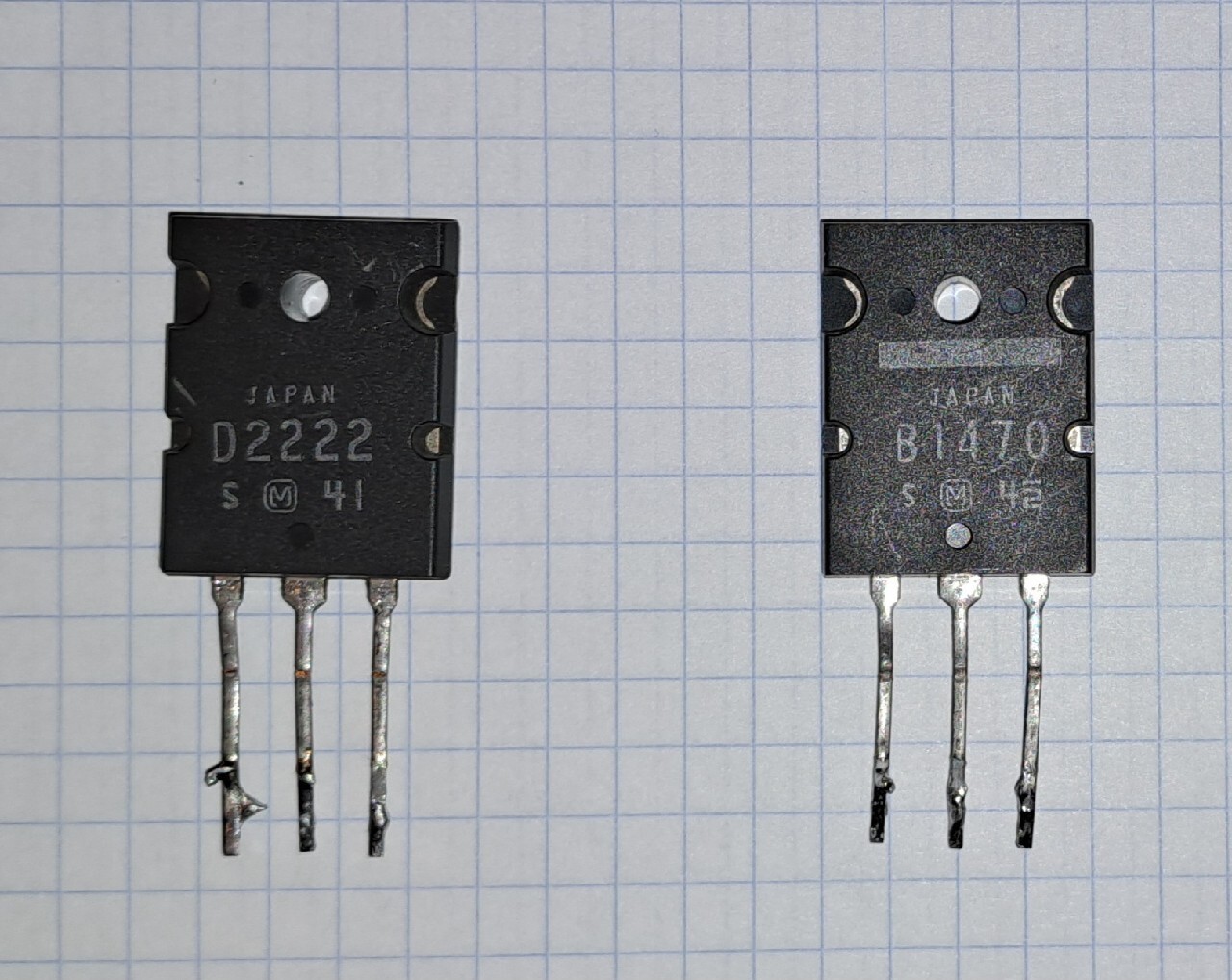 Tranzystor tranzystory mocy D2222 i B1470 | Warszawa | Kup teraz na ...