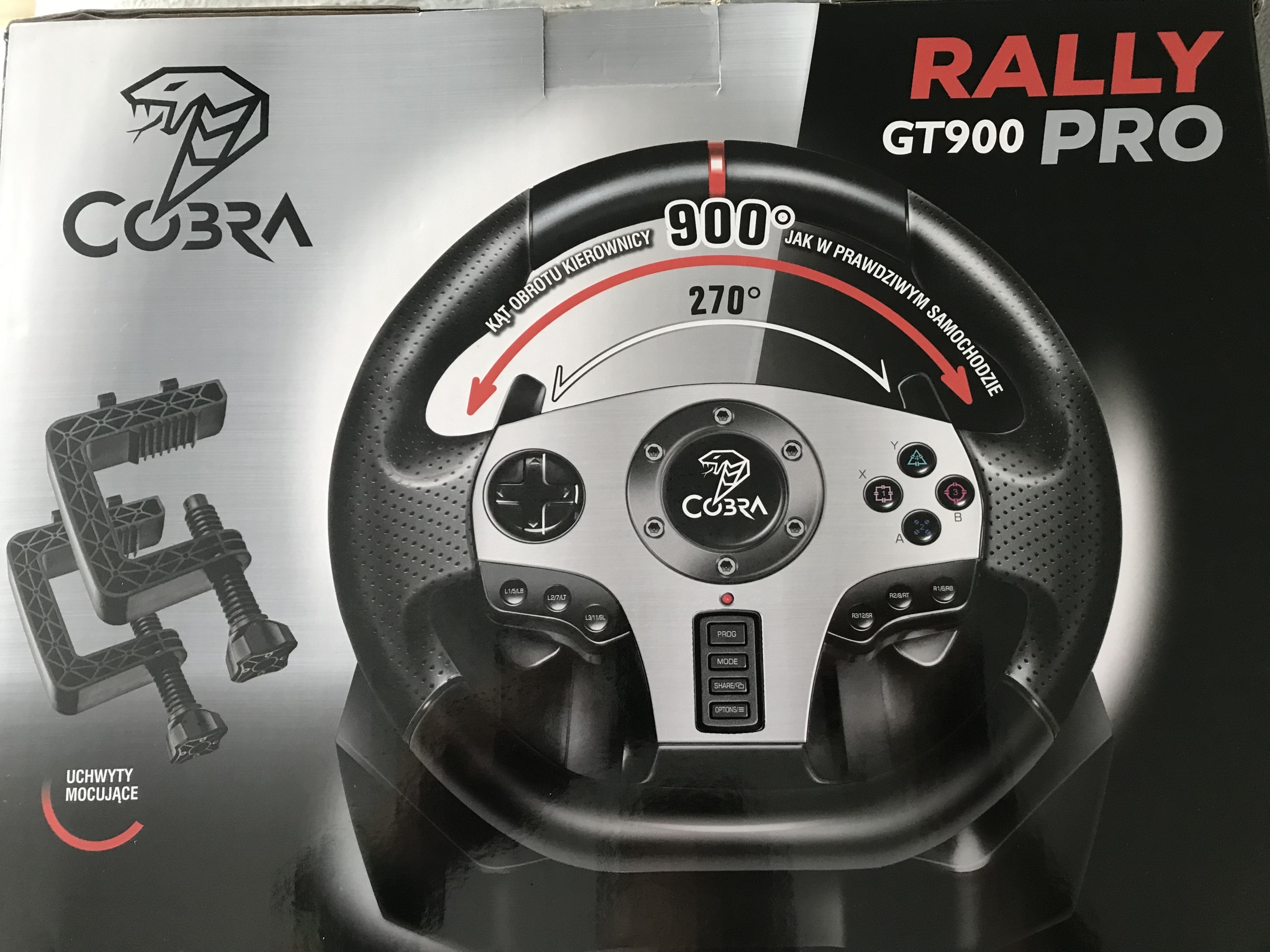 Kierownica Cobra GT900 Pro Rally z pedałami | Olsztyn | Kup teraz na ...