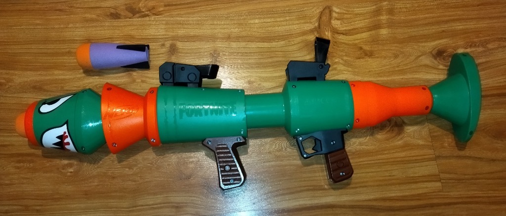 Wyrzutnia bazooka RPG Nerf Fortnite RL + 2 rakiety | Poznań | Kup teraz ...