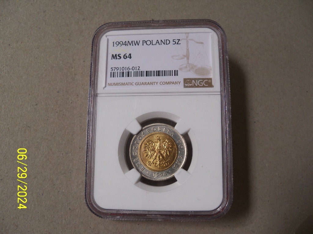 5 zł 1994 NGC MS64 | Bydgoszcz | Kup teraz na Allegro Lokalnie
