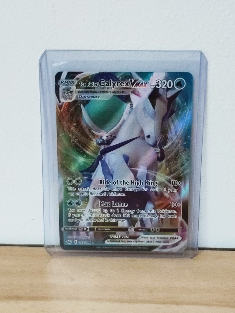 Karta Pokemon TCG Ice Rider Calyrex VMAX 046/198 | Końskie | Kup teraz ...