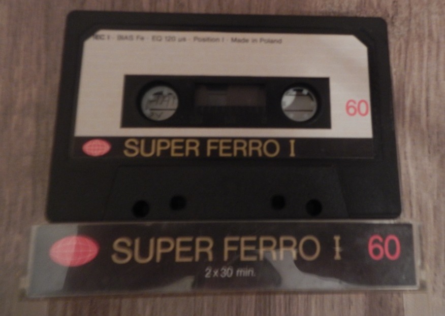 Kaseta magnetofo SUPER FERRO I 60 | Warka | Kup teraz na Allegro Lokalnie