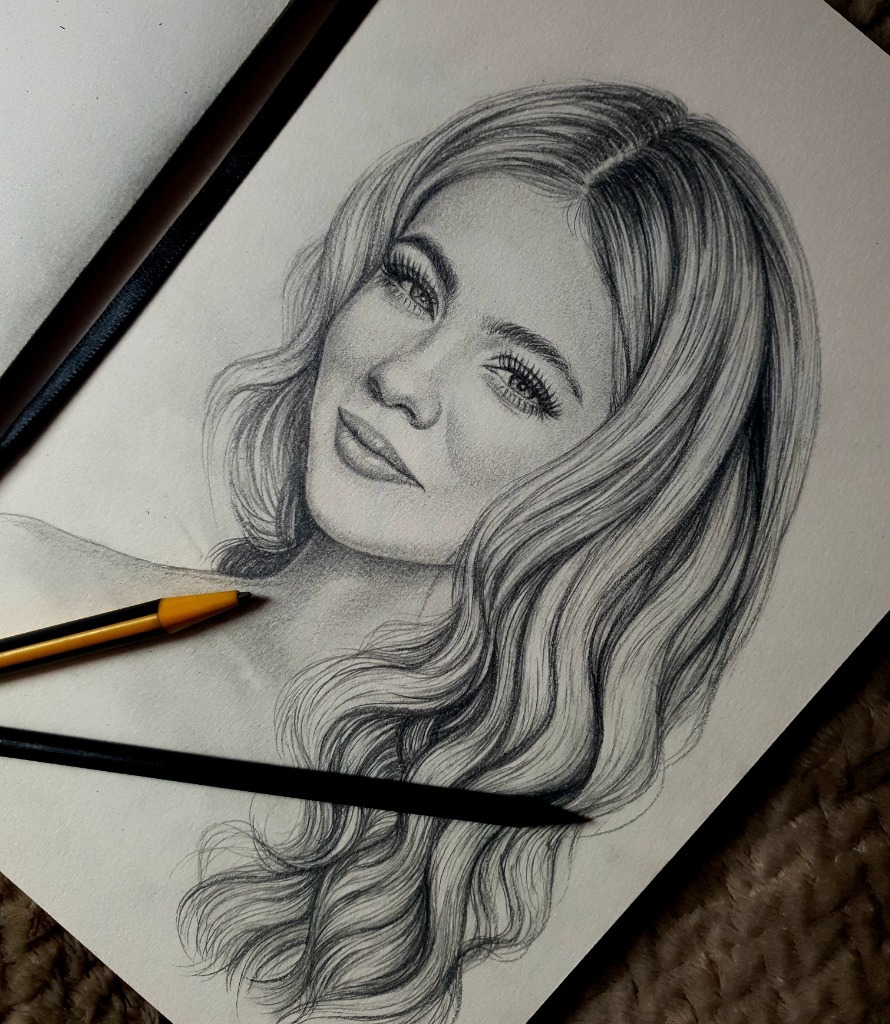 Portret rysunek ze zdjęcia na A4 | Pszczółki | Kup teraz na Allegro ...