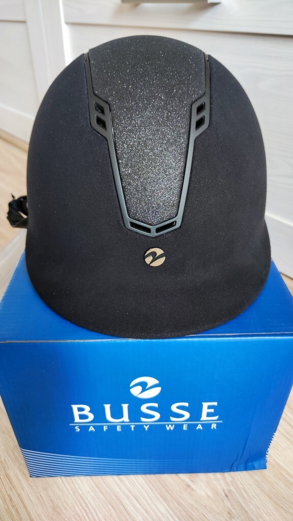 Nowy kask jeździecki Busse czarny 51-61cm | wągrowiec | Ogłoszenie na ...