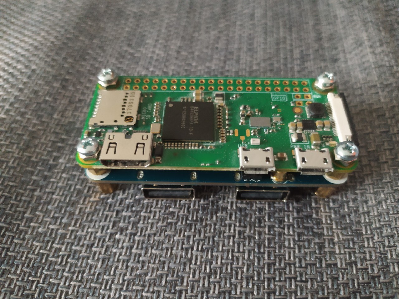 Raspberry pi zero W V1.1 + USB HUB HAT | Zelów | Kup teraz na Allegro ...