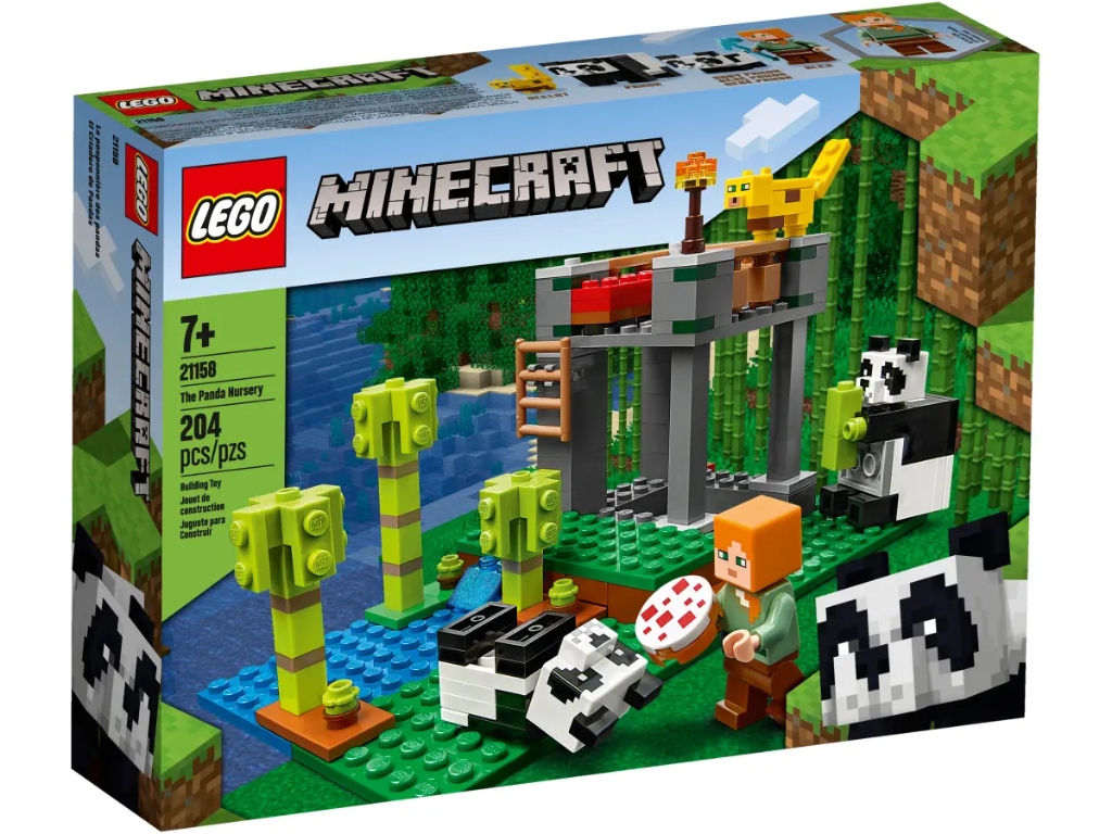 LEGO Minecraft Żłobek dla pand 21158 | Warszawa | Kup teraz na Allegro ...