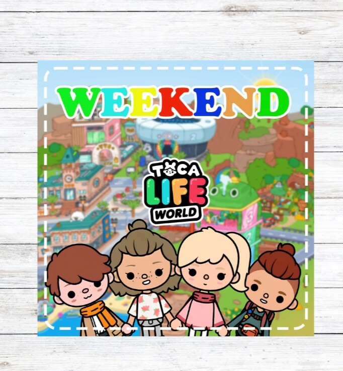 Gra na rzepy Toca boca life Weekend | Uwieliny | Kup teraz na Allegro ...