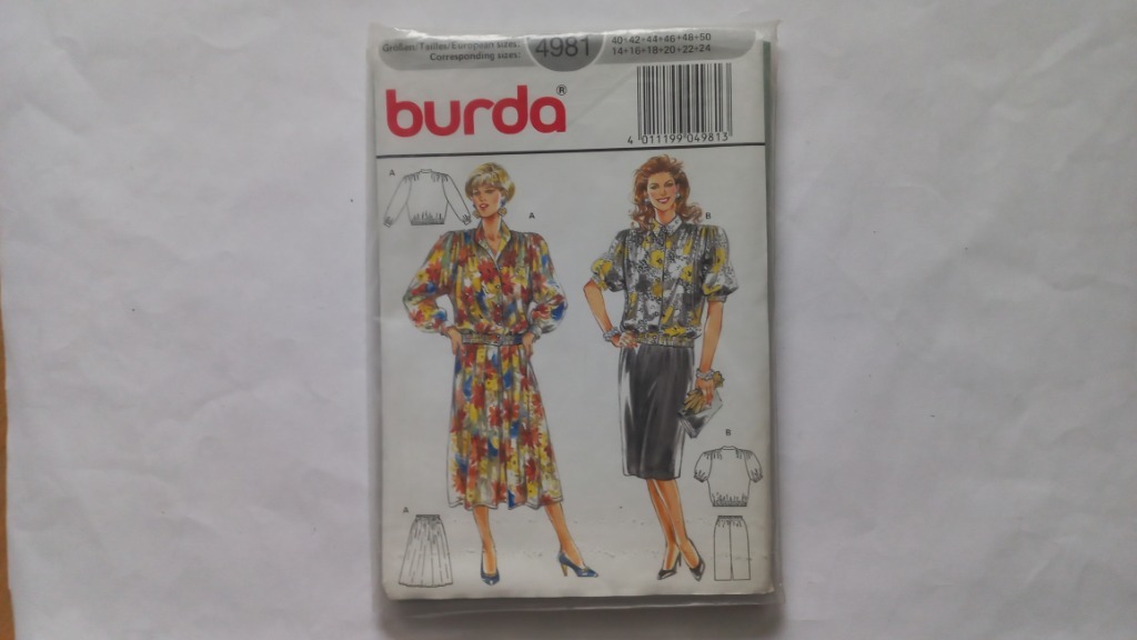 BURDA super easy 5192 szablony bluzki spódnice | Warszawa | Kup teraz ...