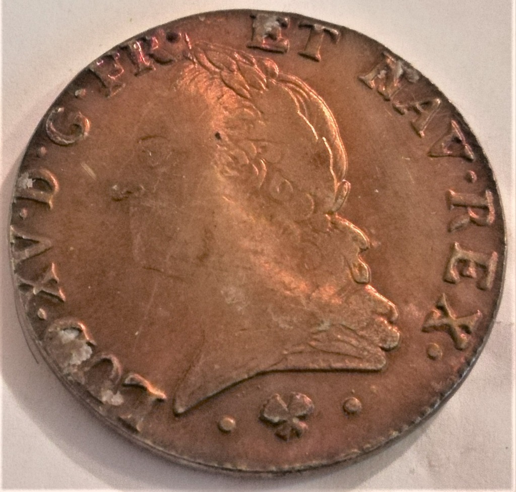 Francja 1 ECU 1774 Ludwik XV stara moneta | Warszawa | Licytacja na ...