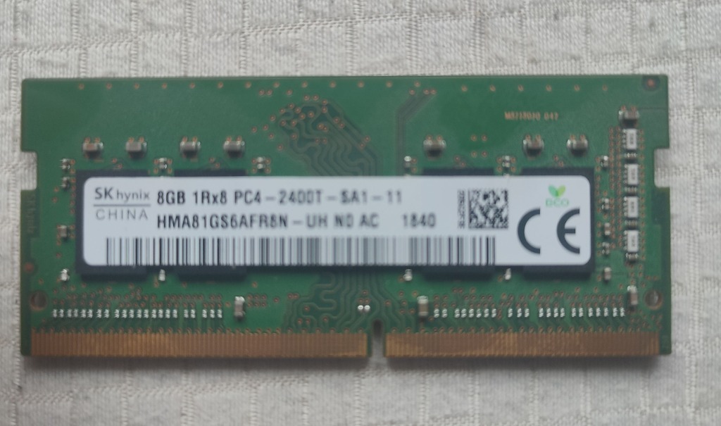 Pamięć RAM DDR4 SK Hynix HMA81GS6AFR8N-UH 8 GB | Łódź | Kup teraz na ...
