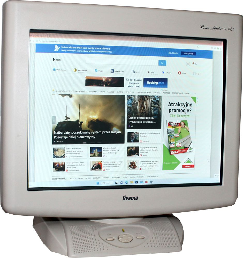 Monitor CRT 19" IIYAMA Vision Master Pro 454 retro | Warszawa | Kup ...