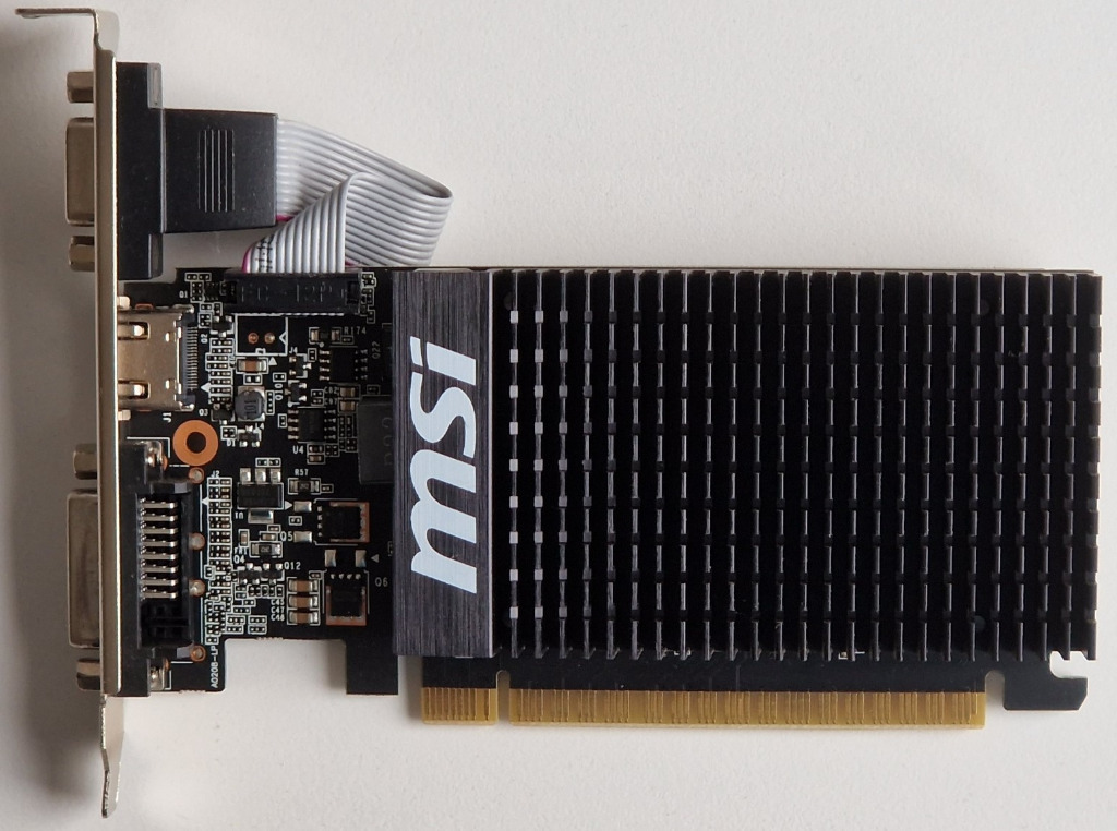 Karta graficzna MSI nVidia GF 710 2GB PCI-E pasywn | Szczecin ...